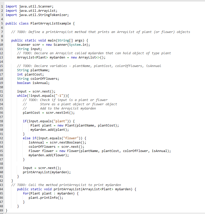 Solved Given a base Plant class and a derived Flower class, | Chegg.com