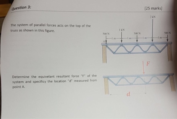 Solved Question 3: (25 marks) 2 AN The system of parallel | Chegg.com