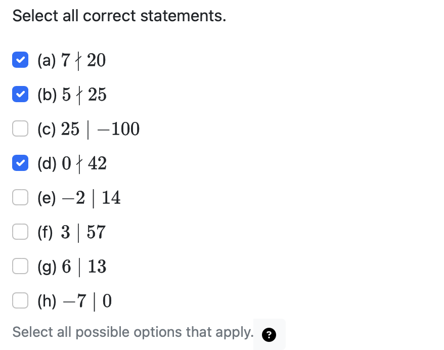 Solved Select all correct | Chegg.com