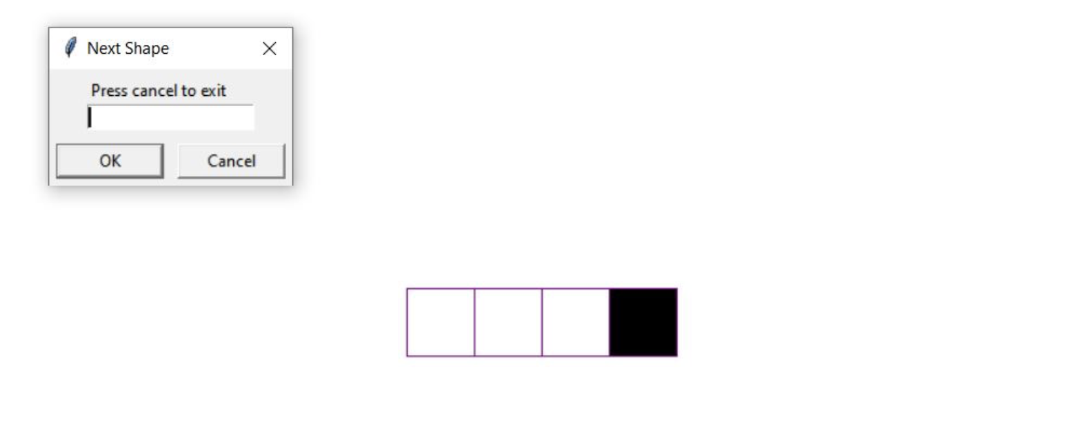 Solved In PYTHON 1.Download simpleHsquares.py from turtle | Chegg.com