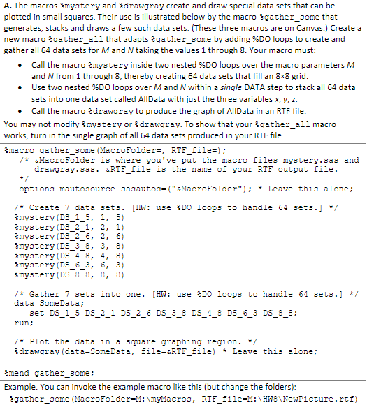 A. The macros {mystery and drawgray create and draw | Chegg.com