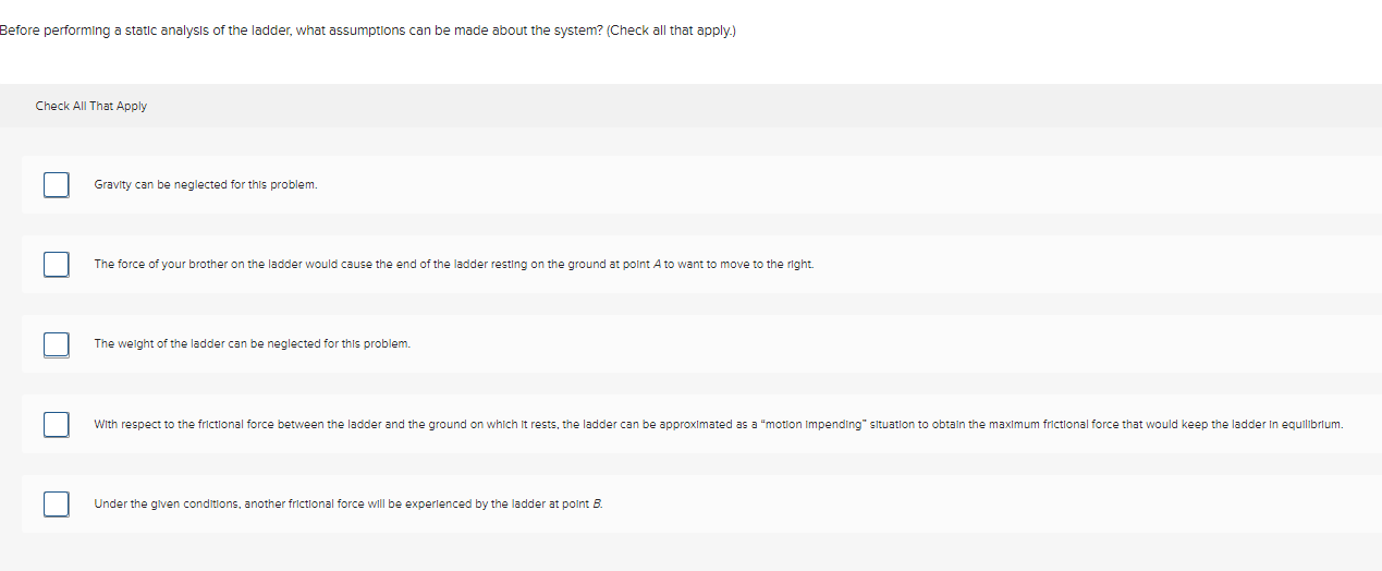 Solved Process-Oriented Problem 08.001- ﻿Static and kinetic | Chegg.com