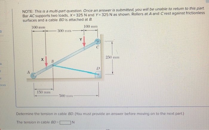 Solved NOTE: This is a multi-part ques Bar AC supports two | Chegg.com