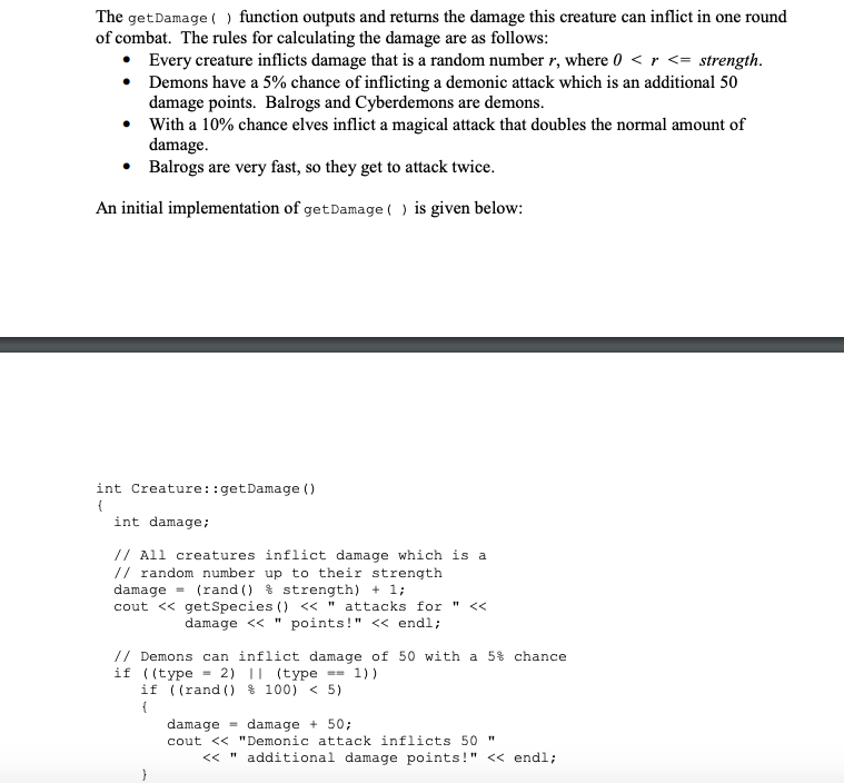 Solved Suppose that you are creating a game. In this game we | Chegg.com