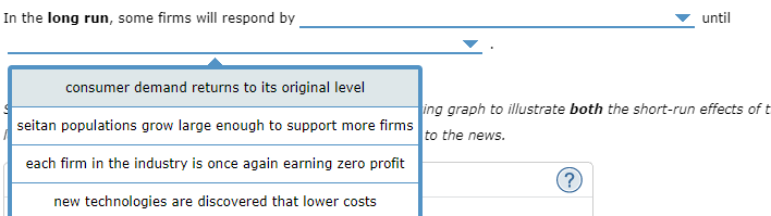 Solved 6. Short-run and long-run effects of a shift in | Chegg.com
