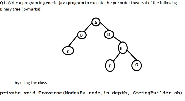 Solved Q1. Write a program in generic java program to | Chegg.com