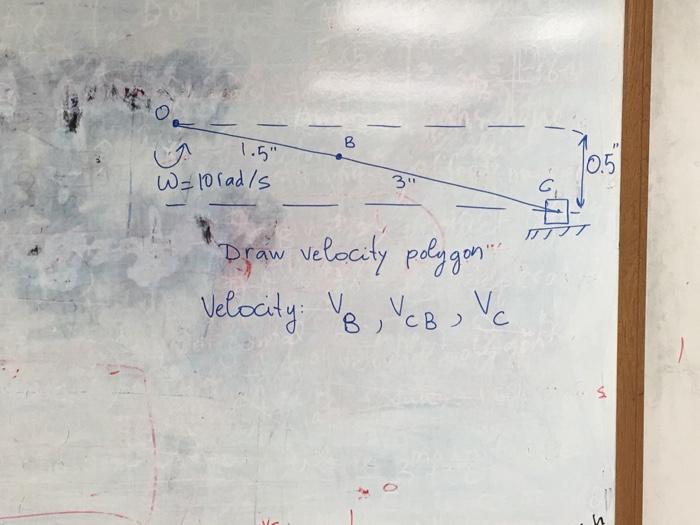 Solved What’s the velocity analysis of a mechanism and draw | Chegg.com