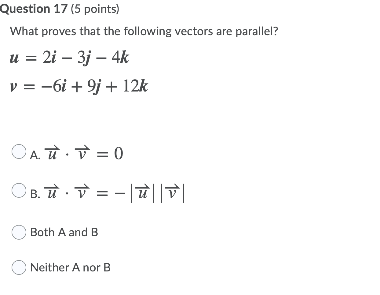 Solved Question 17 (5 points) What proves that the following | Chegg.com