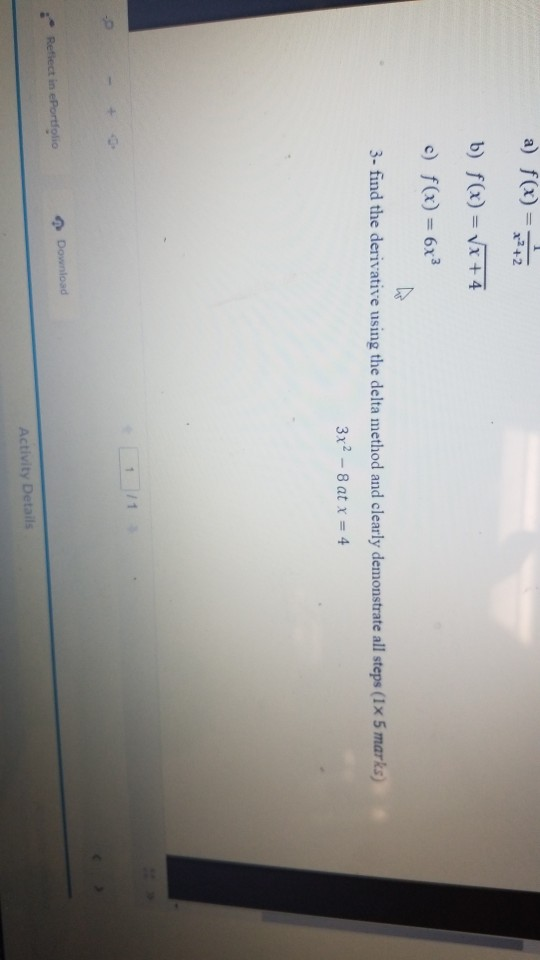 Solved 2- For each of the following functions, find the | Chegg.com