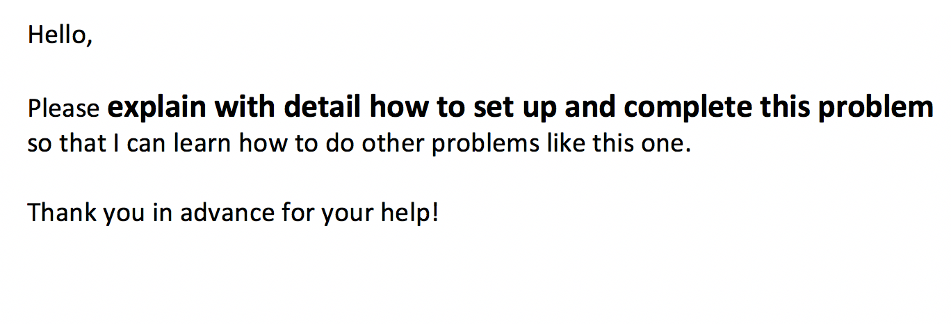 Solved Hello, Please explain with detail how to set up and | Chegg.com
