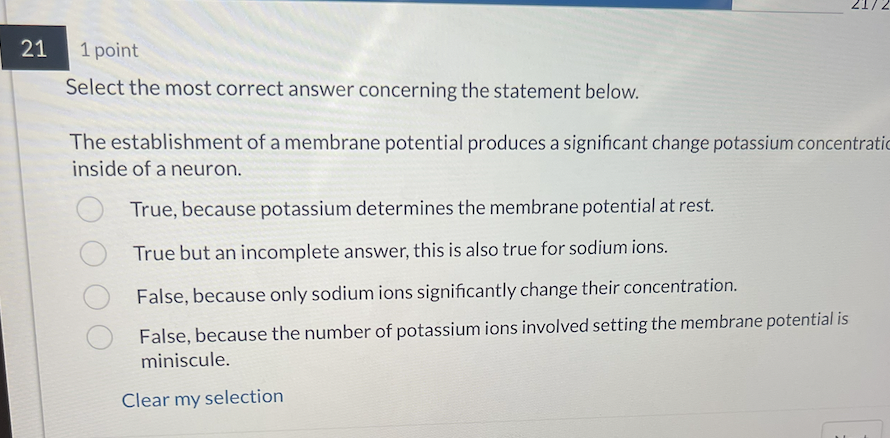 Solved Select the most correct answer concerning the | Chegg.com