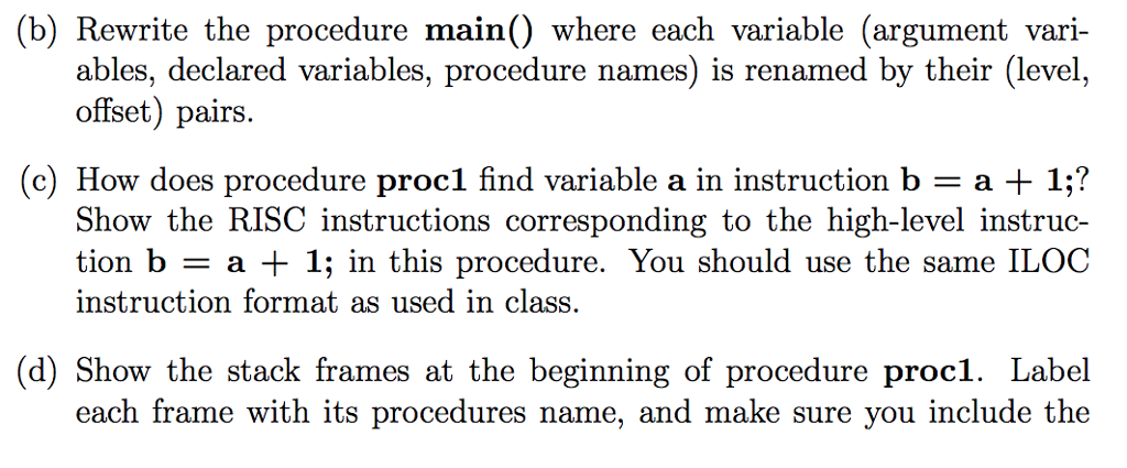2 Lexical Scoping This problem uses the following | Chegg.com