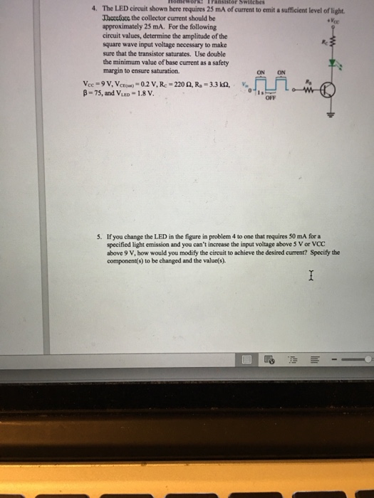 Solved 1. Solid-state switching circuits usually keep their | Chegg.com