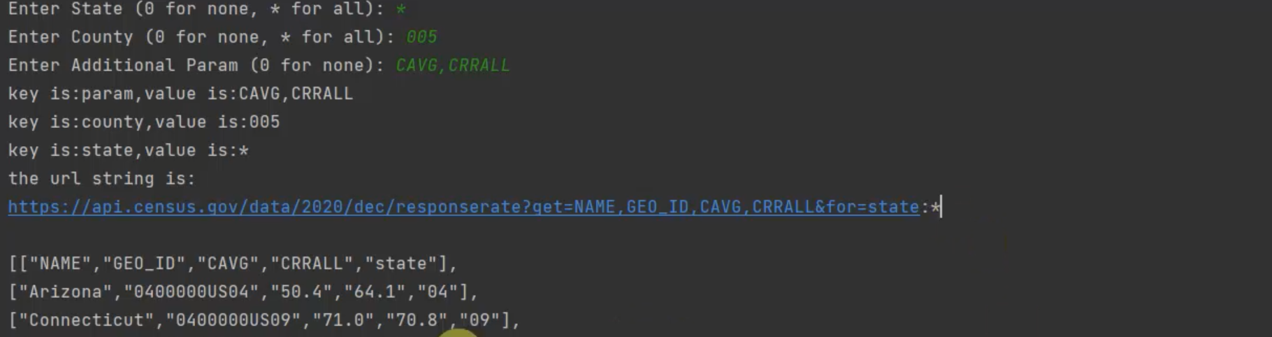 Solved JAVA The US Census bureau operates and maintains an | Chegg.com