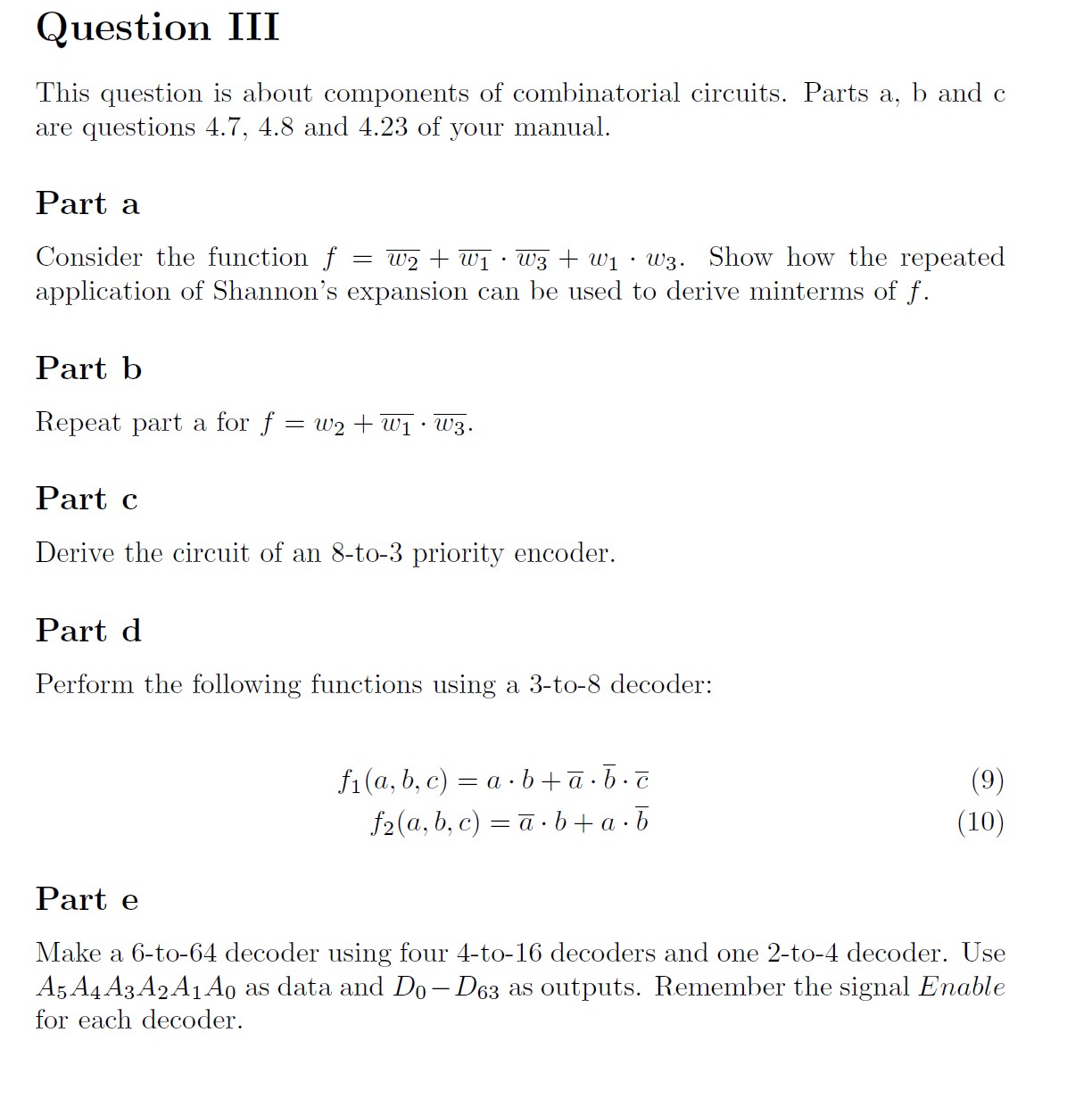Solved This question is about components of combinatorial | Chegg.com