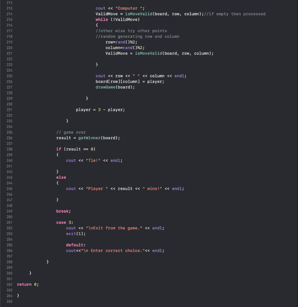 C Program Tic Tac Toe 2d Array Char Program How To 