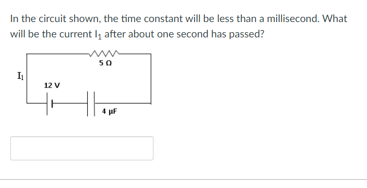 Solved In the circuit shown, the time constant will be less | Chegg.com