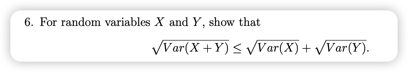 Solved For Random Variables X and Y show