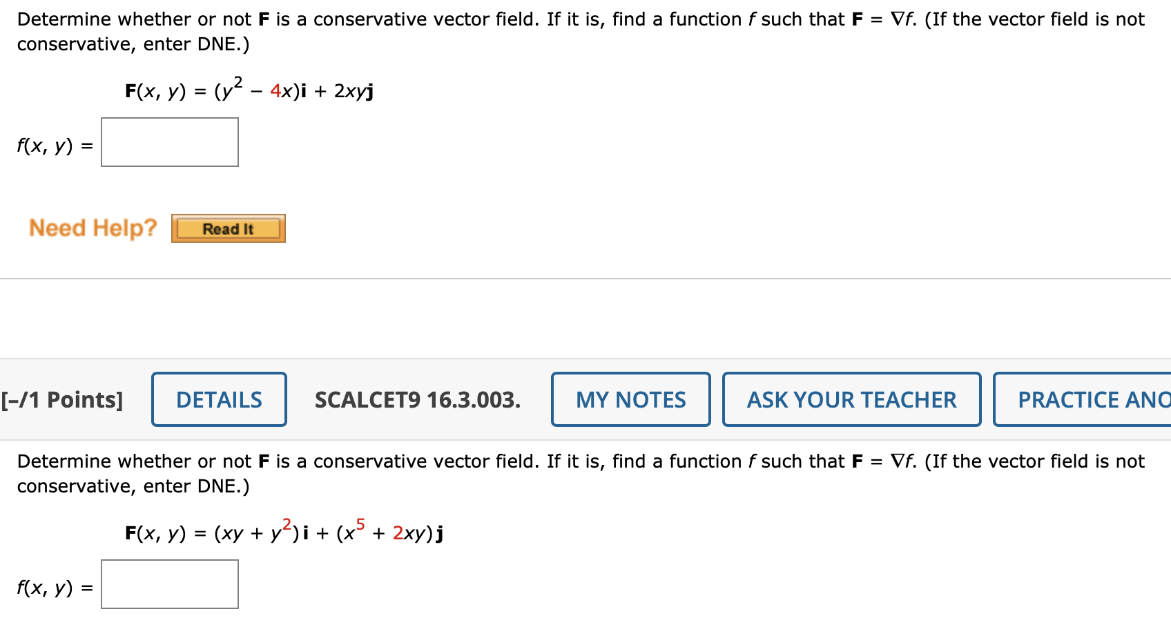 Solved Determine whether or not F is a conservative vector | Chegg.com