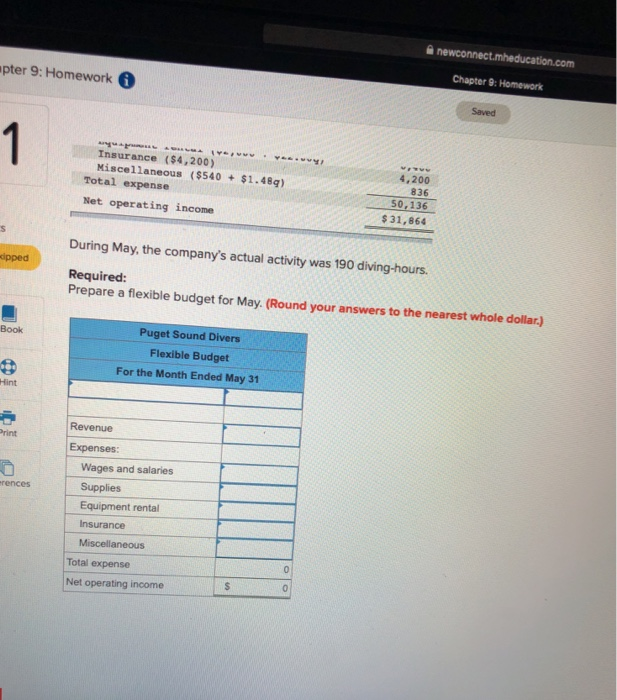 Solved ne Chapter 9: Homework apter 9: Homework Saved | Chegg.com