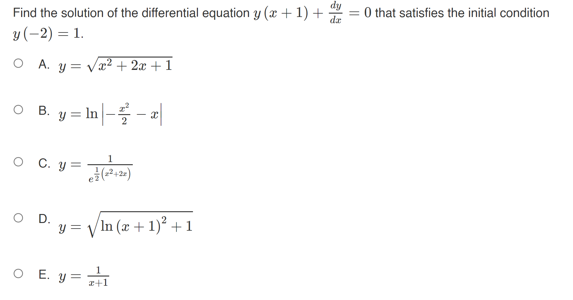 Solved Find the solution of the differential equation | Chegg.com