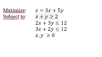 Solved Solve each of the following maximization or | Chegg.com