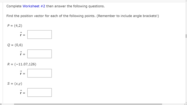 Solved Complete Worksheet #2 then answer the following | Chegg.com