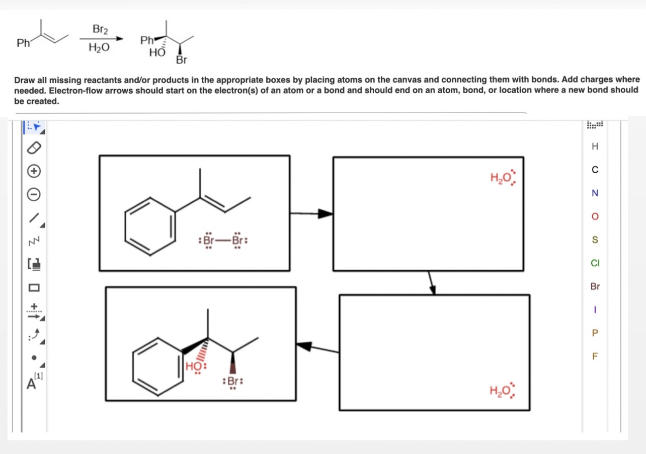 Solved Draw all missing reactants and/or products in the | Chegg.com