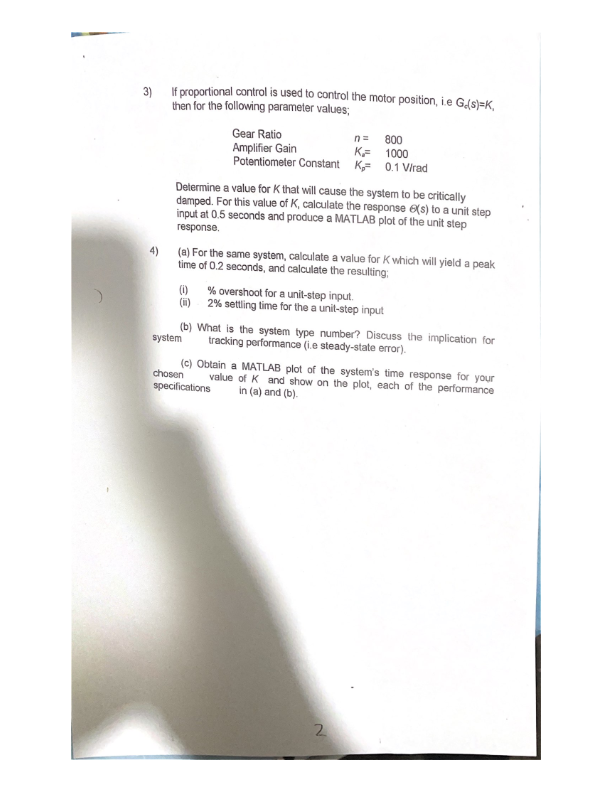 Solved CONTROL (MATLAB) Laboratory 28 Time-domain | Chegg.com