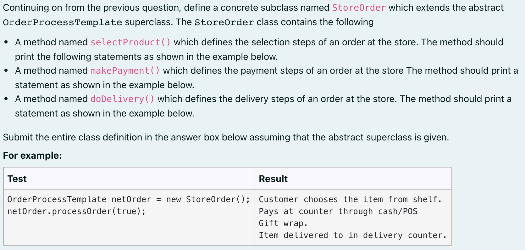Solved Template Method is a behavioral design pattern that | Chegg.com