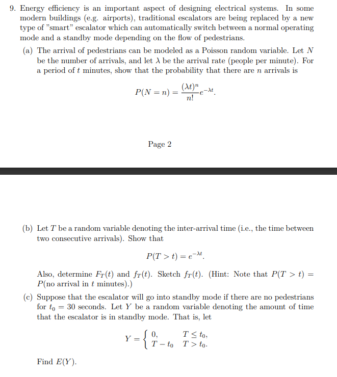 9. Energy efficiency is an important aspect of | Chegg.com
