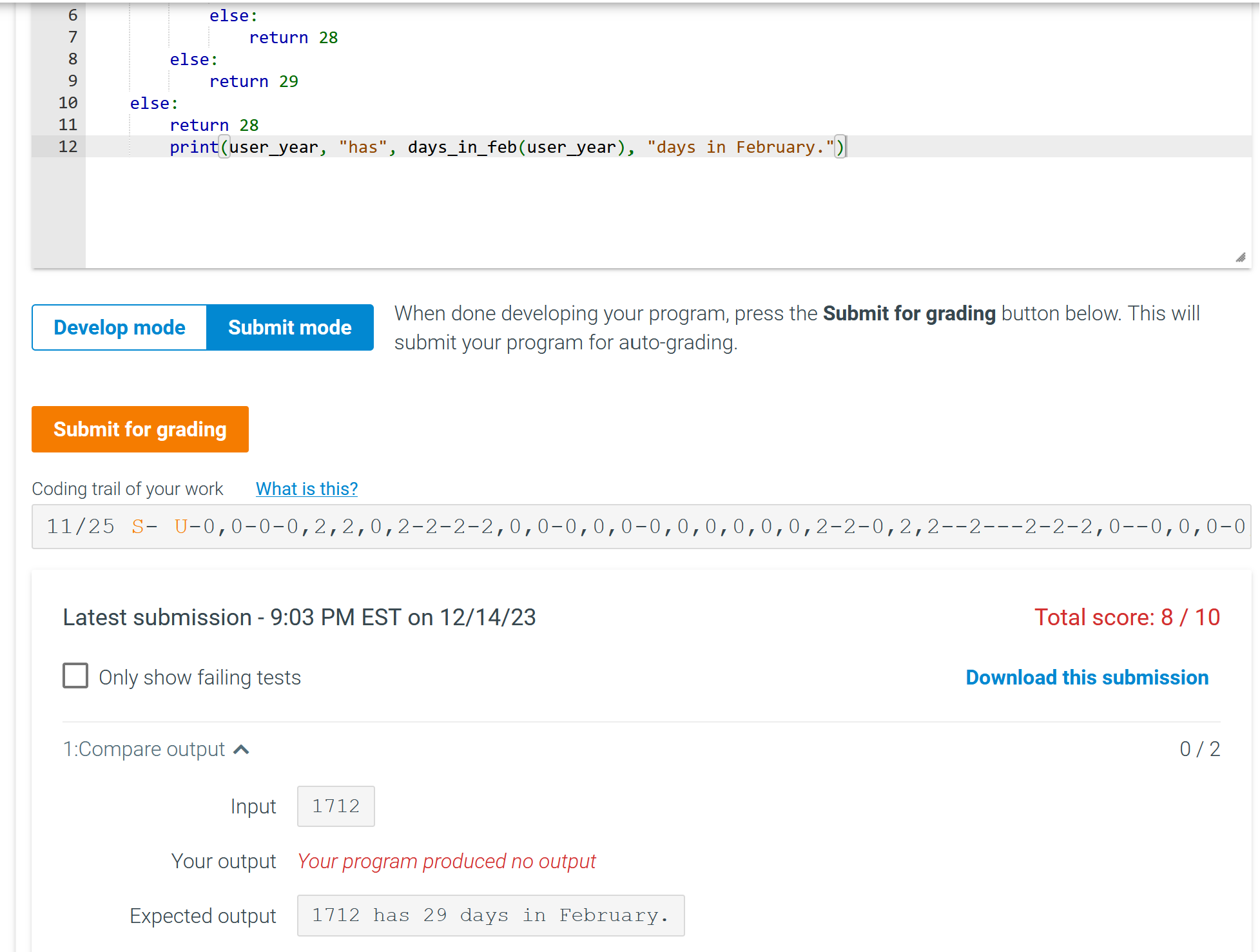 Solved Note: NEEDS A LOOPA common year in the modern | Chegg.com
