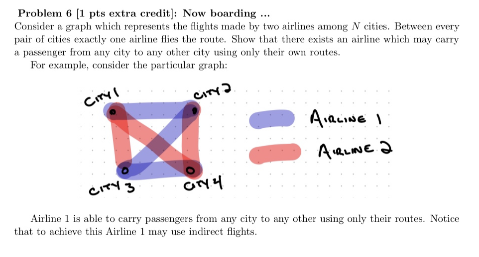Solved Problem 6 [1 pts extra credit]: Now boarding ... | Chegg.com