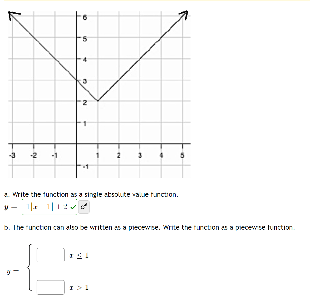 Solved Write the function as a piecewise function. I figured | Chegg.com