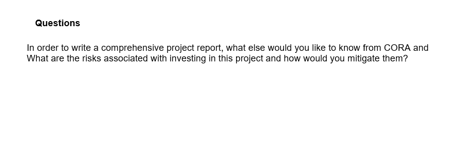 Overview CORA Limited is a digital health platform | Chegg.com