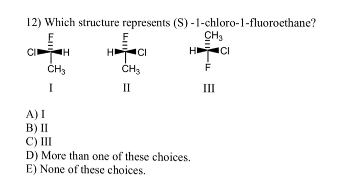 Solved 12) Which structure represents | Chegg.com