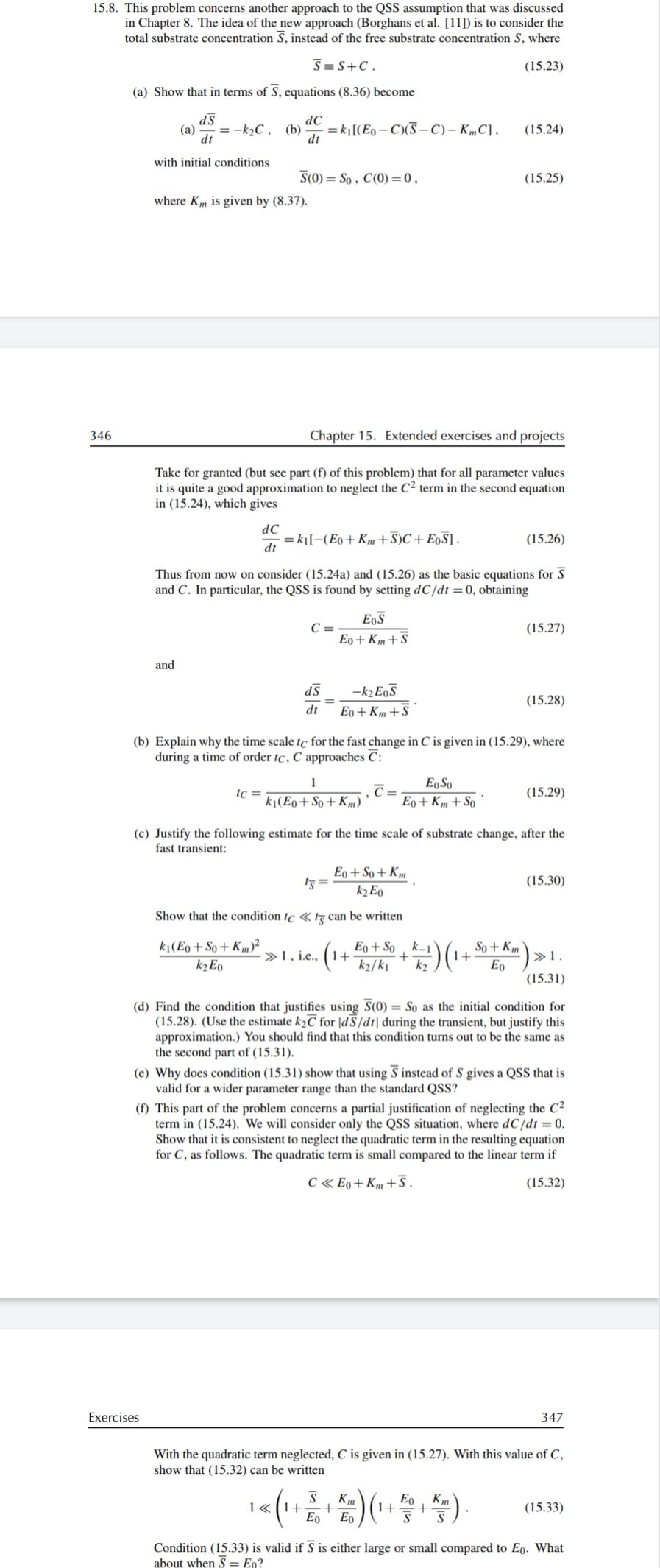 15.8. This problem concerns another approach to the | Chegg.com