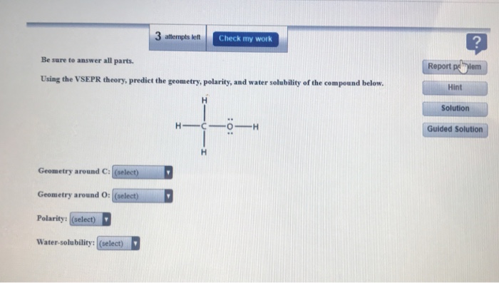 Solved 2 3 attempts left Check my work Report Be sure to | Chegg.com