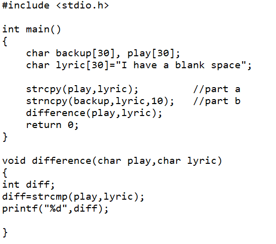 Solved #include int main() { char backup[30], | Chegg.com