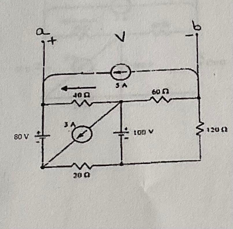 Solved Use the Node Method to find V due to both current | Chegg.com