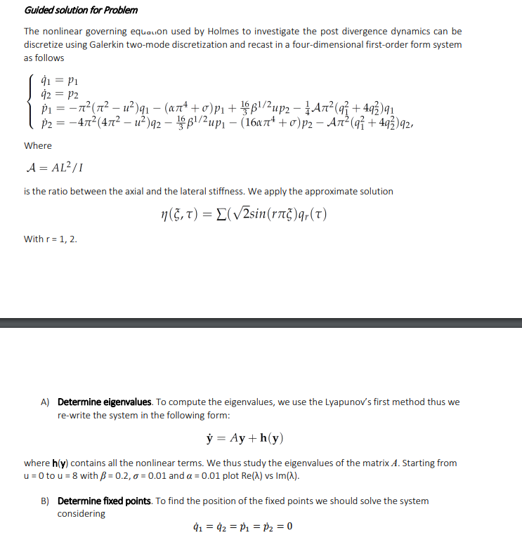 Problem 2. Holmes' equations Using Holmes' equation | Chegg.com
