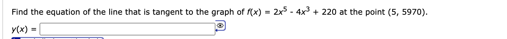 Solved Find the equation of the line that is tangent to the | Chegg.com