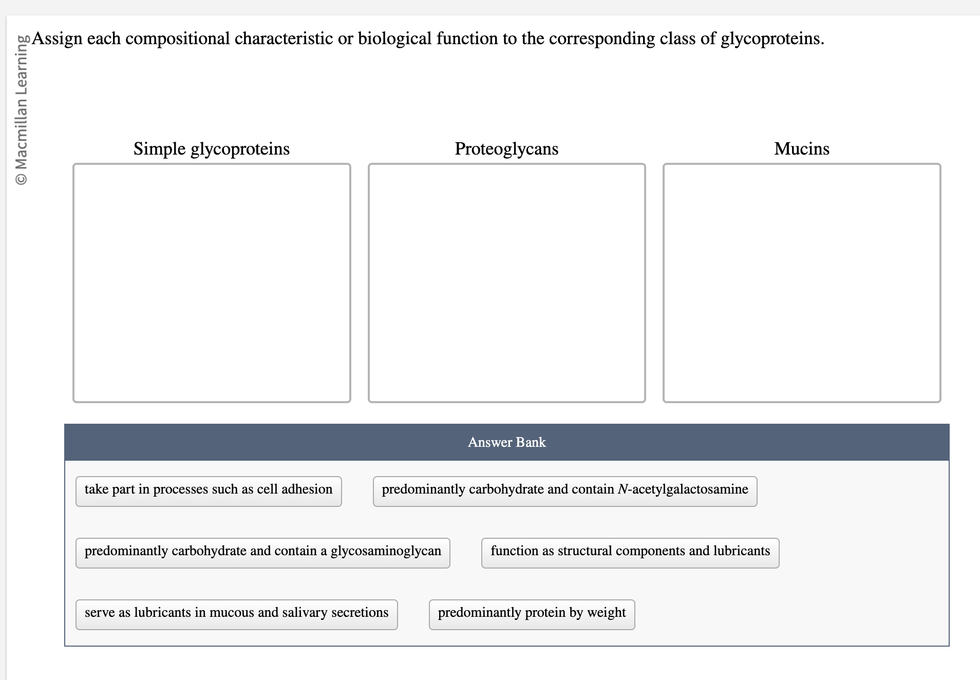Solved Assign each compositional characteristic or | Chegg.com