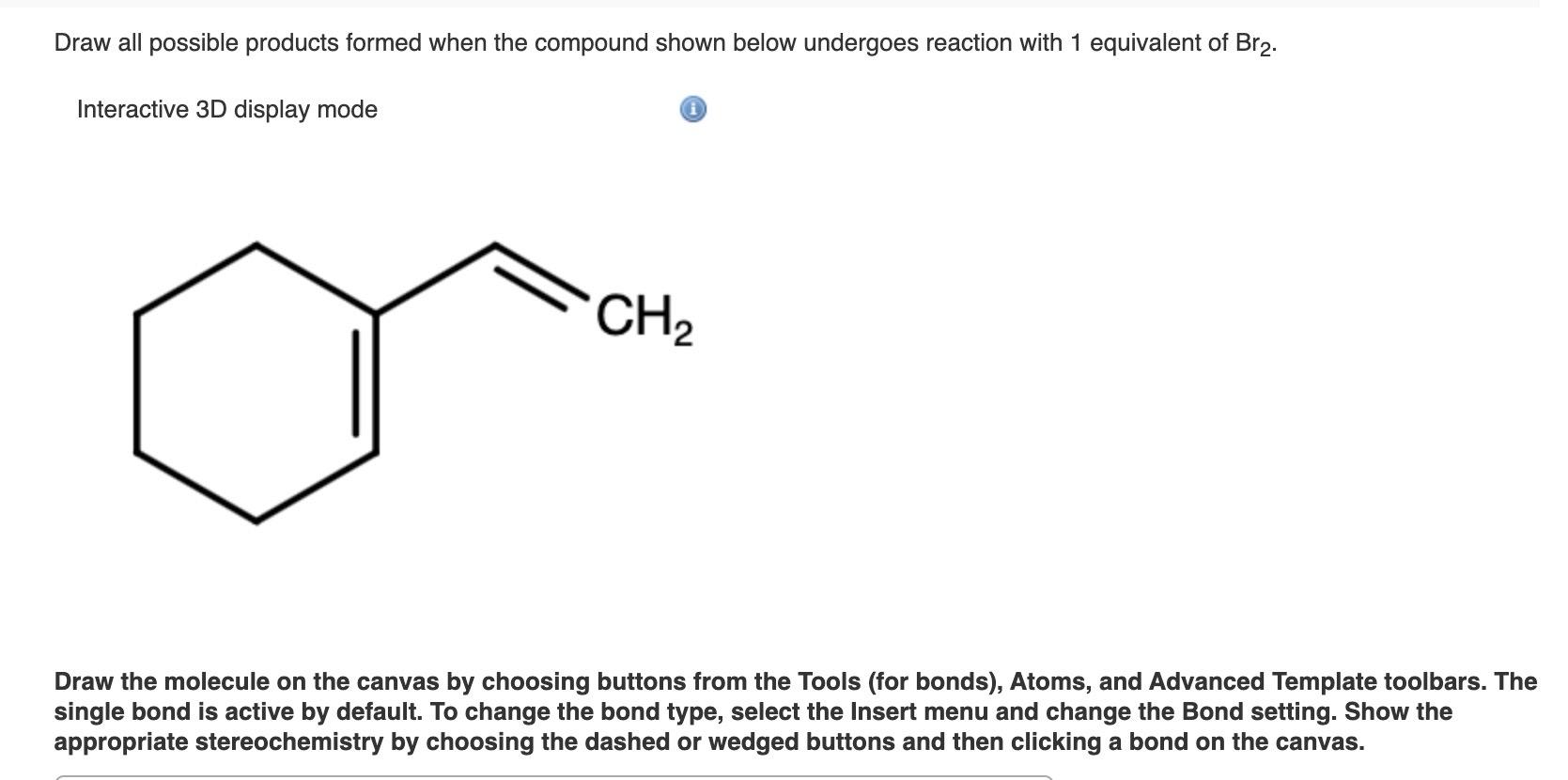 Solved Draw All Possible Products Formed When The Compound