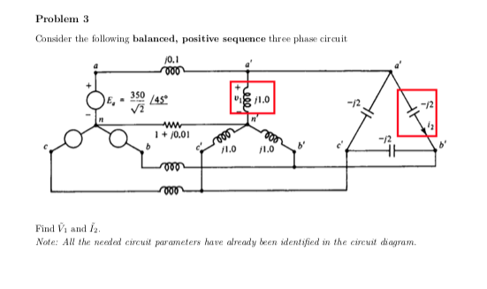 Solved Problem 3 Consider the following balanced, positive | Chegg.com