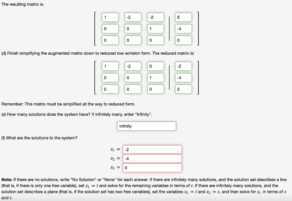 Solved (4 points) Solve the following system using augmented | Chegg.com