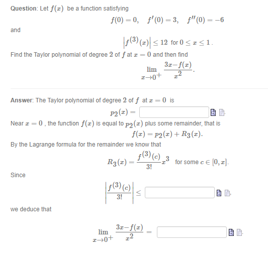 Solved Question: Let f(x) be a function satisfying | Chegg.com