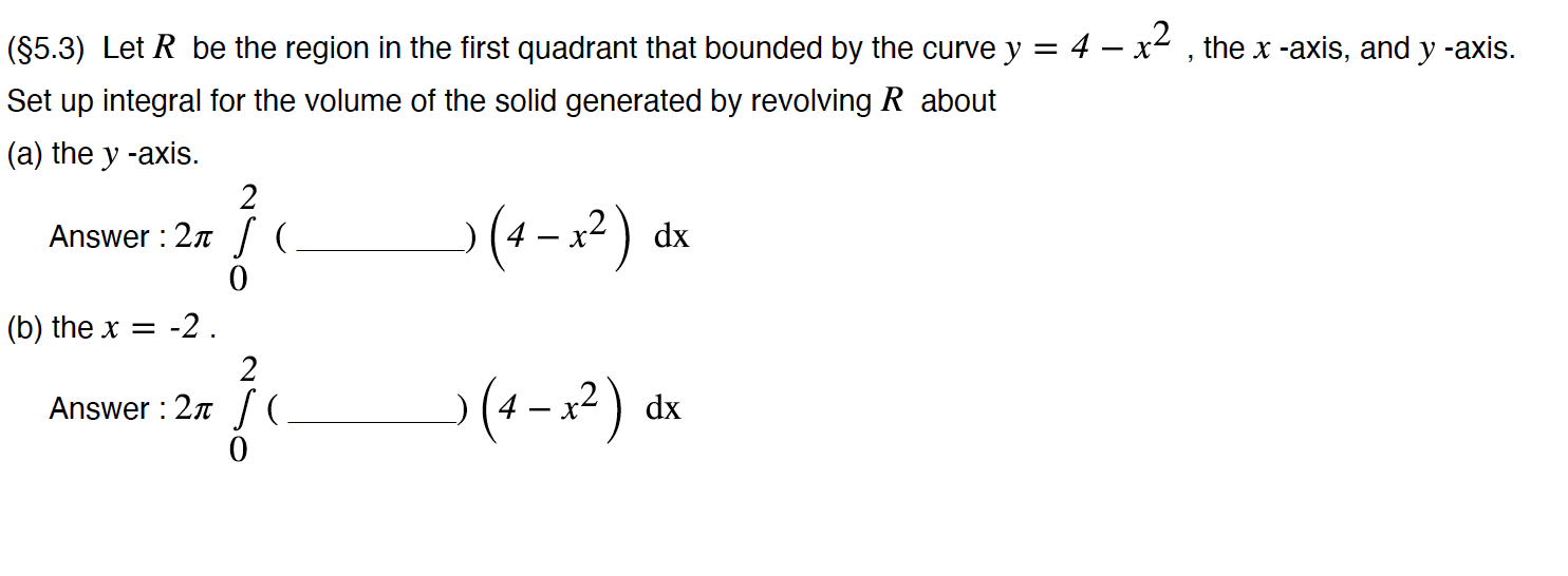 Solved (§5.3) Let R be the region in the first quadrant that | Chegg.com