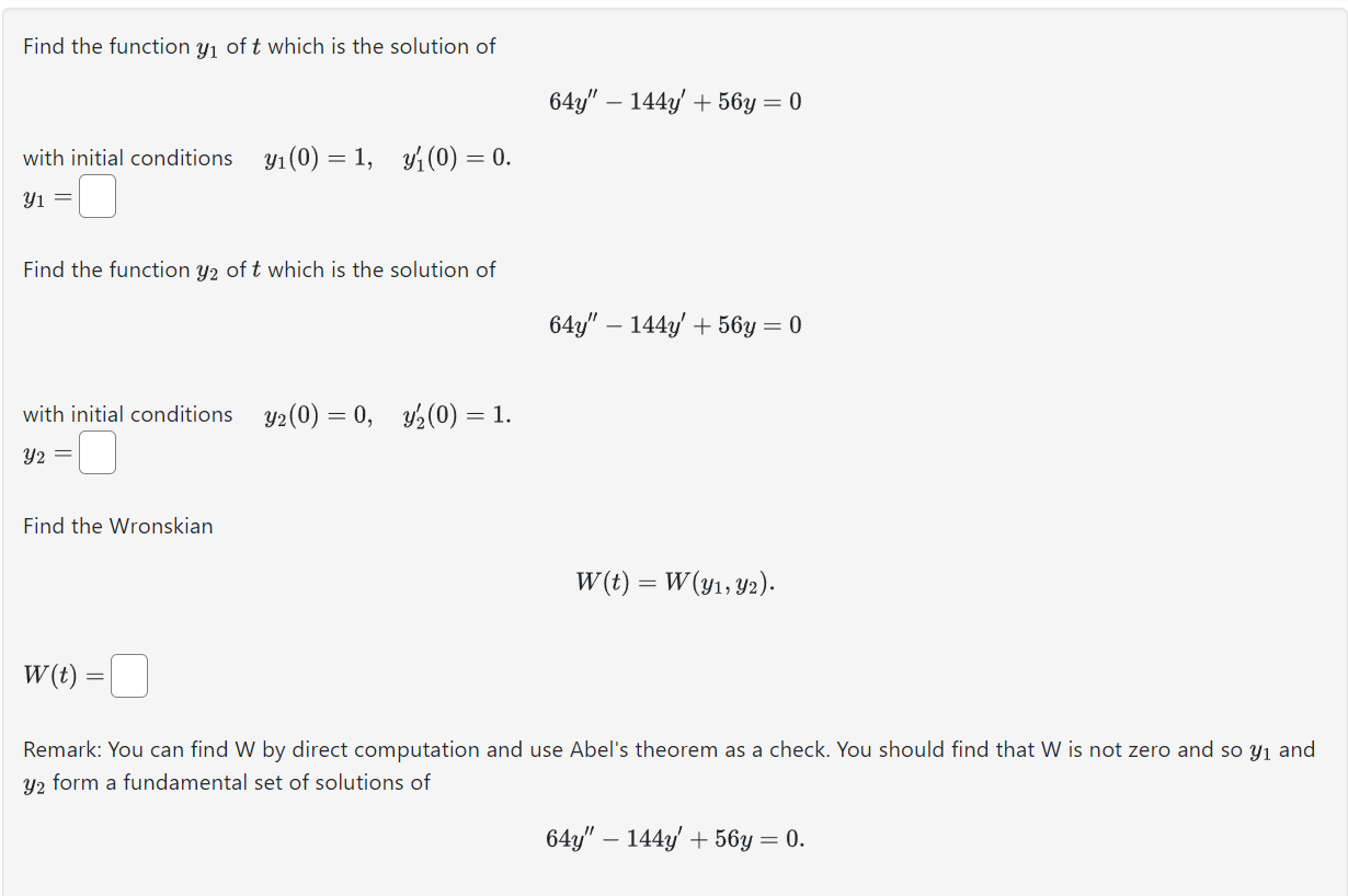 Solved Remark: You can find W by direct computation and use | Chegg.com
