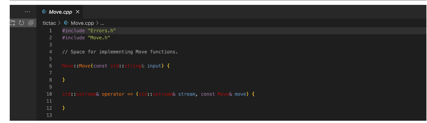 Solved Tictac In this lab, you'll implement a program that | Chegg.com